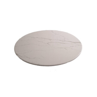 Round dining table calacatta top – Stone Countertops Online
